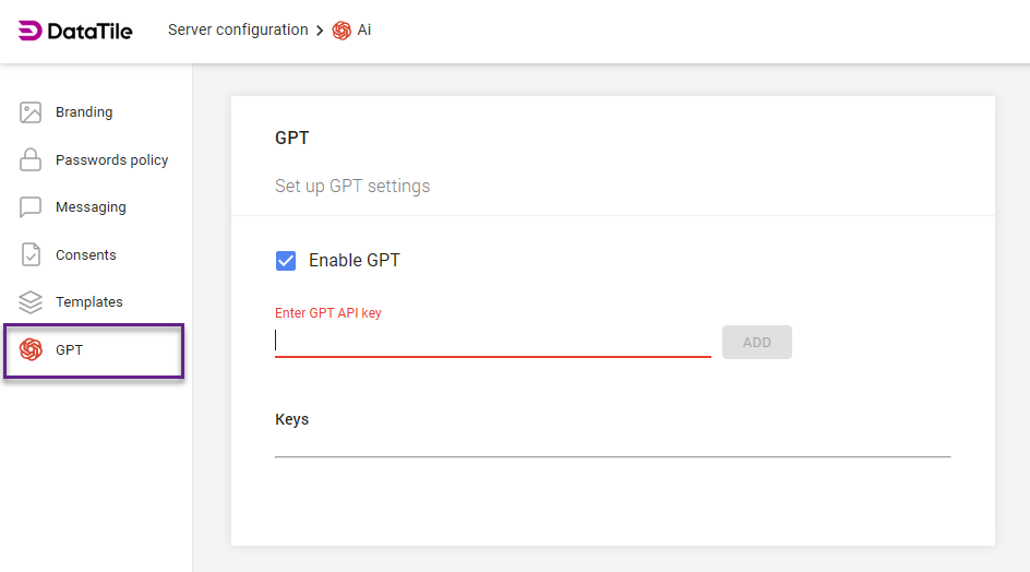 Text template generation using Chat GPT